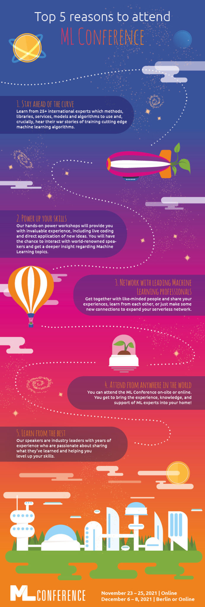 Top 5 reasons to attend ML Conference - ML Conference