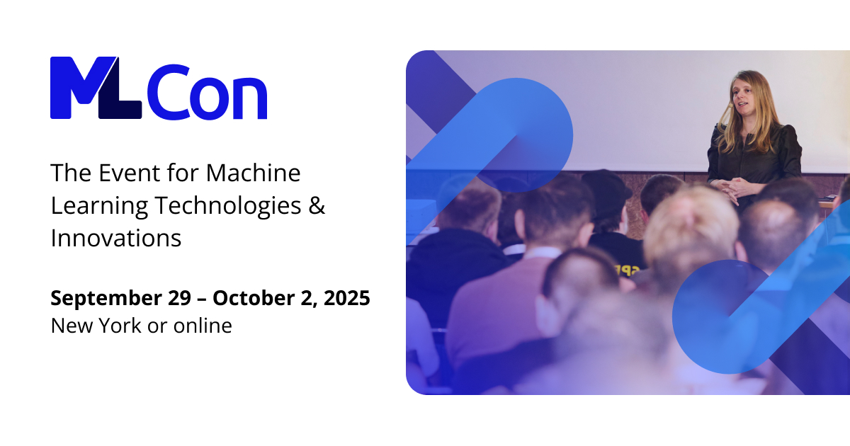 MLcon in New York - The Event for Generative AI &Machine Learning Engineering